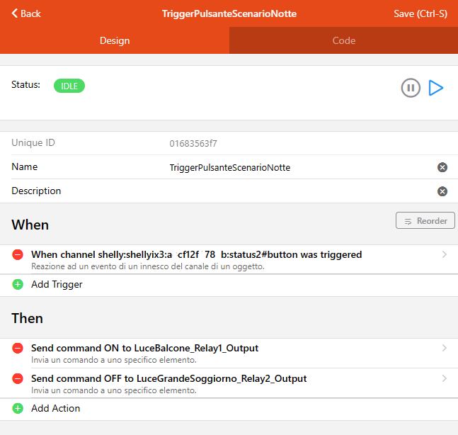 I pulsanti per scenari domotici più eleganti e flessibili - Bug Driven Development